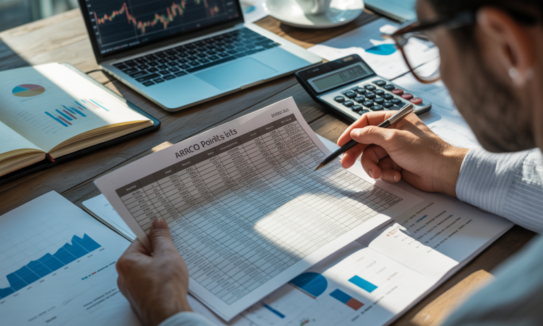 Tableau de conversion points Arrco : lecture et usage pratique